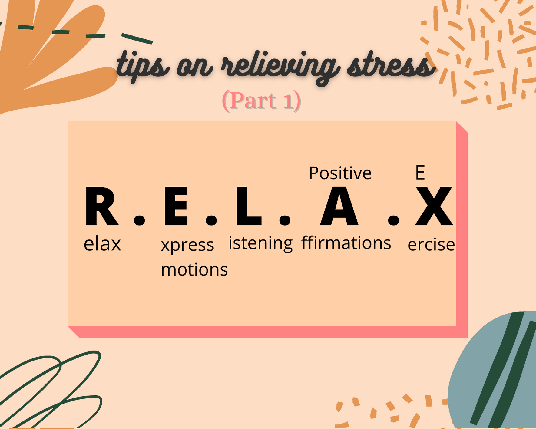 Stress-relief Tips for Students (Part 1) - Conceptual Thinkers